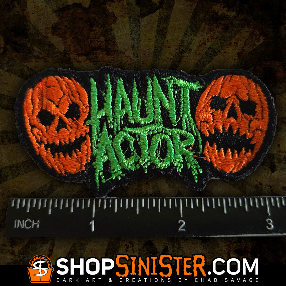 Haunt Actor Patch – Shop Sinister: Dark Art & Creations by Chad Savage