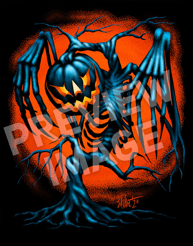 Tricker Tree Art Print – Shop Sinister: Dark Art & Creations by Chad Savage