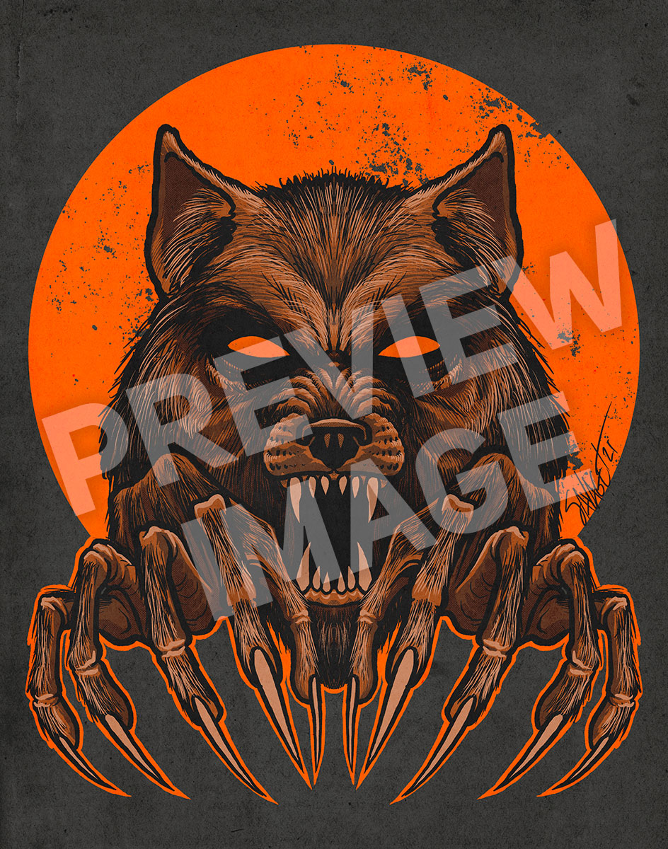 FrightFall2021: WEREWOLF Art Print – Shop Sinister: Dark Art ...