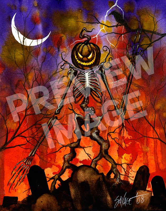 Autumn Benediction Art Print – Shop Sinister: Dark Art & Creations by ...