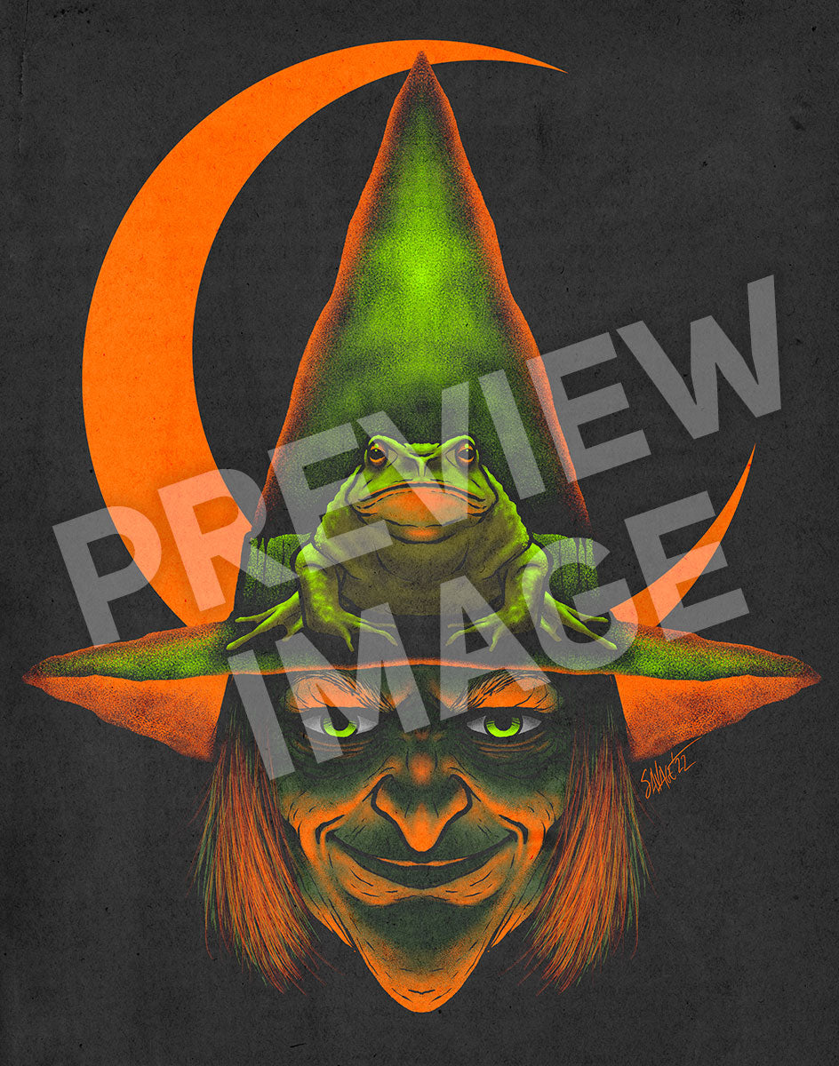 FrightFall2022: TOAD Art Print – Shop Sinister: Dark Art & Creations by ...
