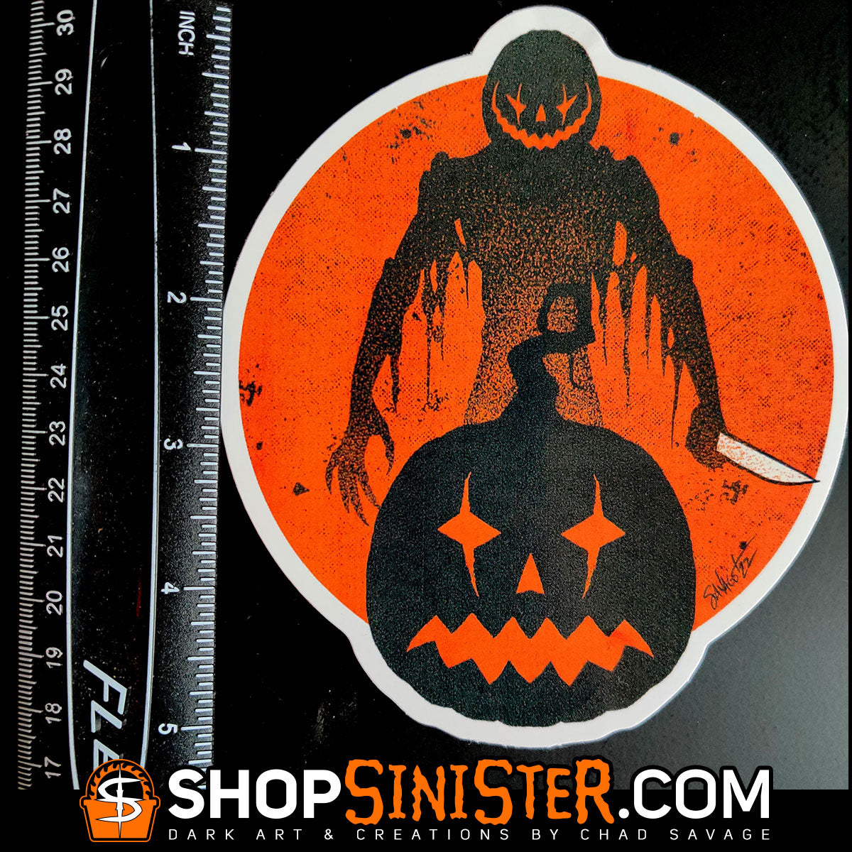 #FrightFall2022 SLASHER Die Cut LARGE Vinyl Sticker – Shop Sinister ...