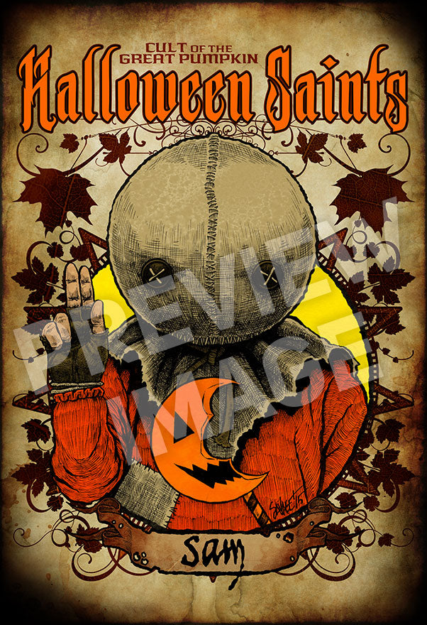 Halloween Saints: Sam Art Print (Color and Black & White) – Shop ...