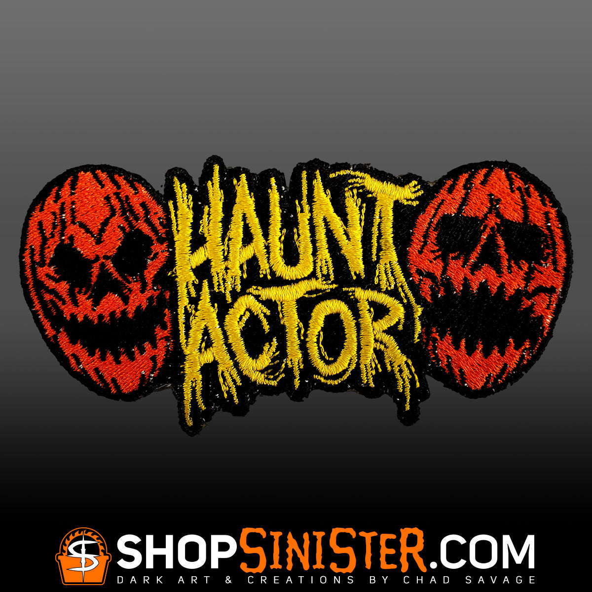 Haunt Actor Patch – Shop Sinister: Dark Art & Creations by Chad Savage