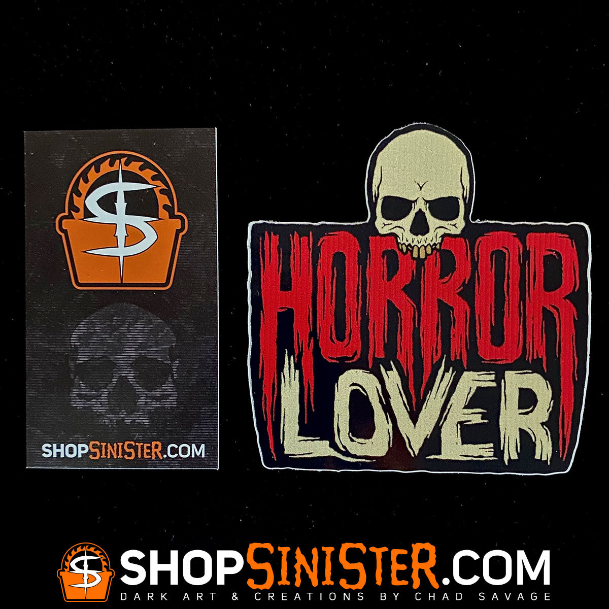 Horror Lover Die Cut Vinyl Sticker – Shop Sinister: Dark Art ...