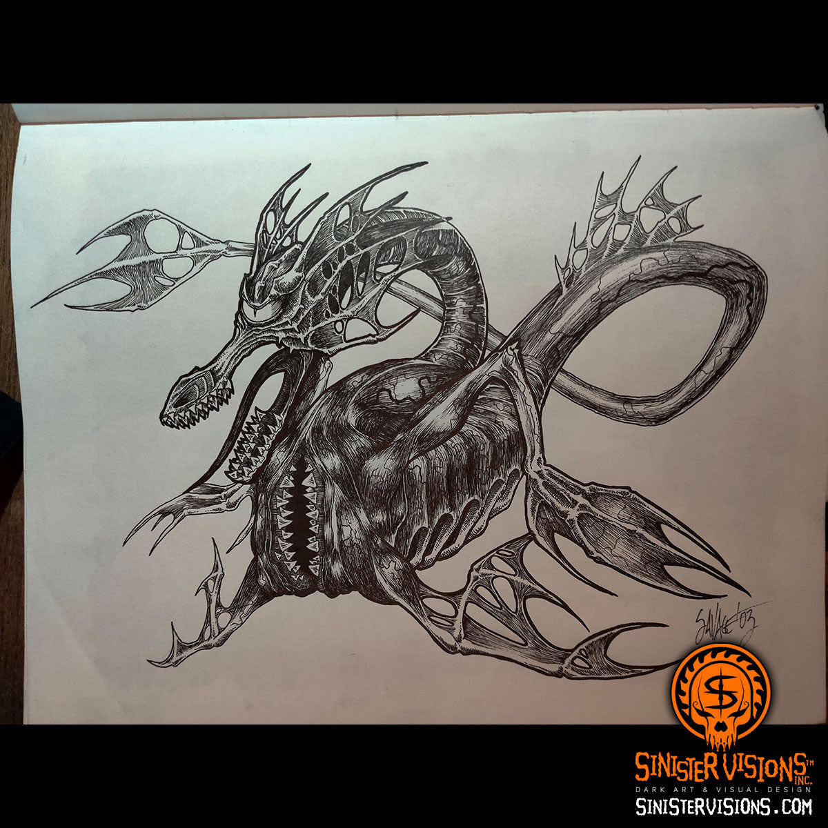 Nuckelavee Original Drawing – Shop Sinister: Dark Art & Creations by ...