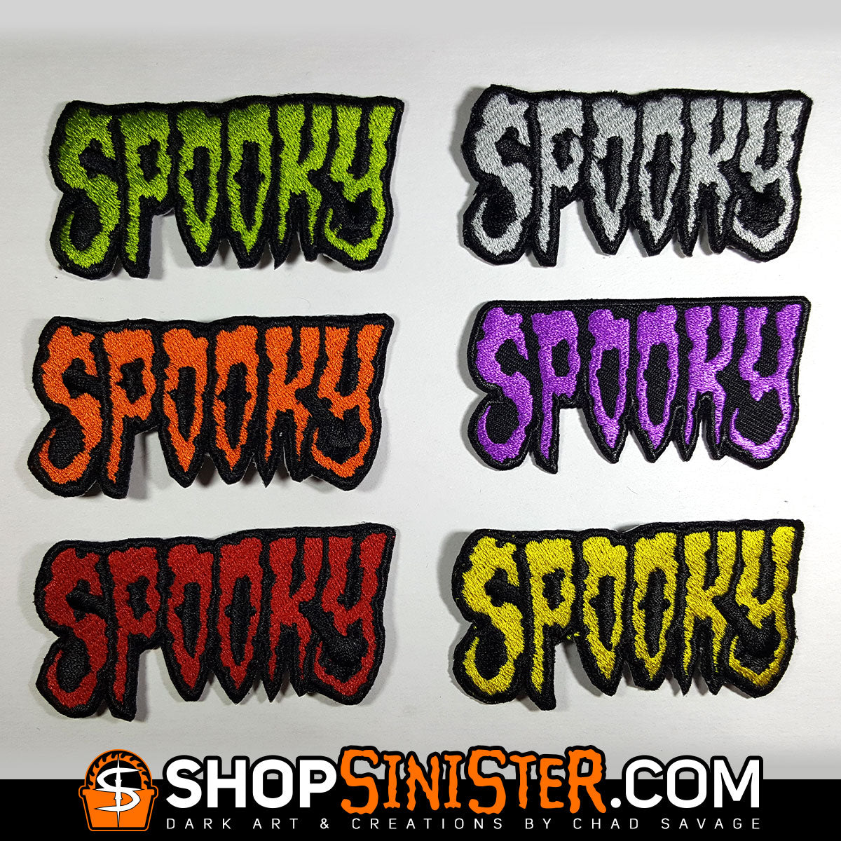 SPOOKY Patch – Shop Sinister: Dark Art & Creations by Chad Savage