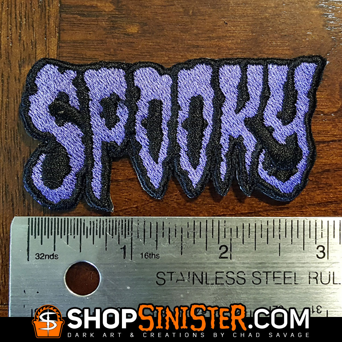 SPOOKY Patch – Shop Sinister: Dark Art & Creations by Chad Savage