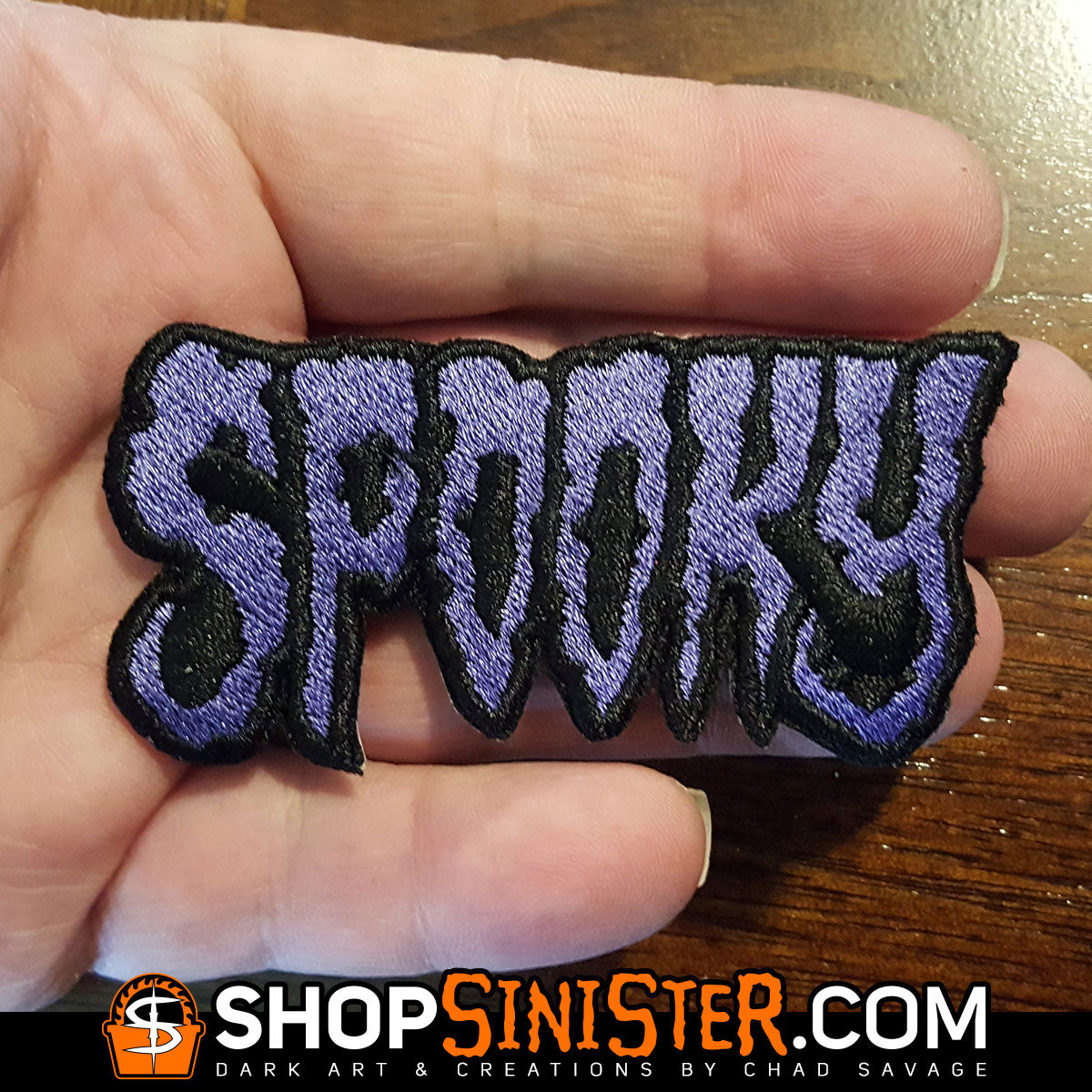 SPOOKY Patch – Shop Sinister: Dark Art & Creations by Chad Savage