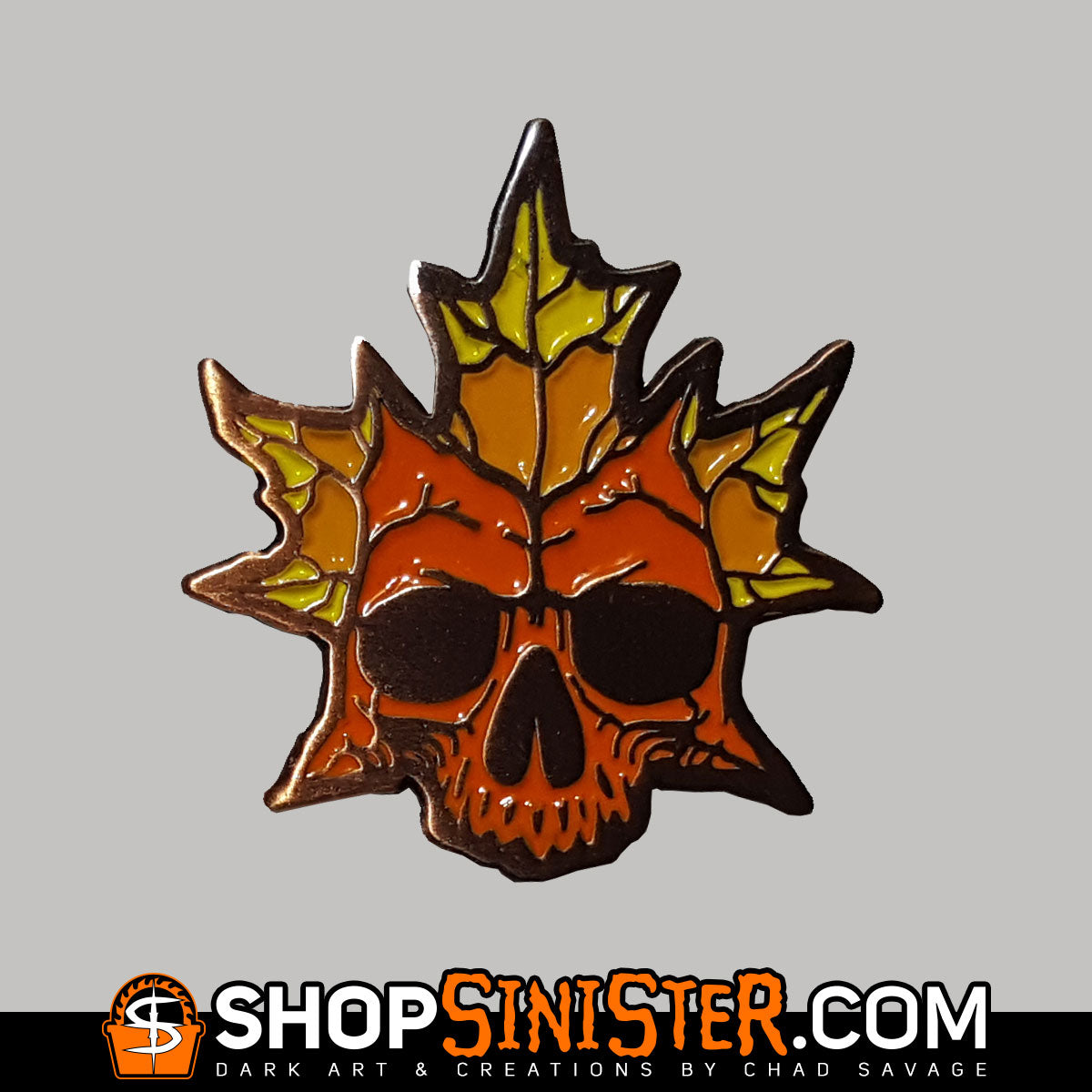 Autumn Skull Soft Enamel Lapel Pin – Shop Sinister: Dark Art ...